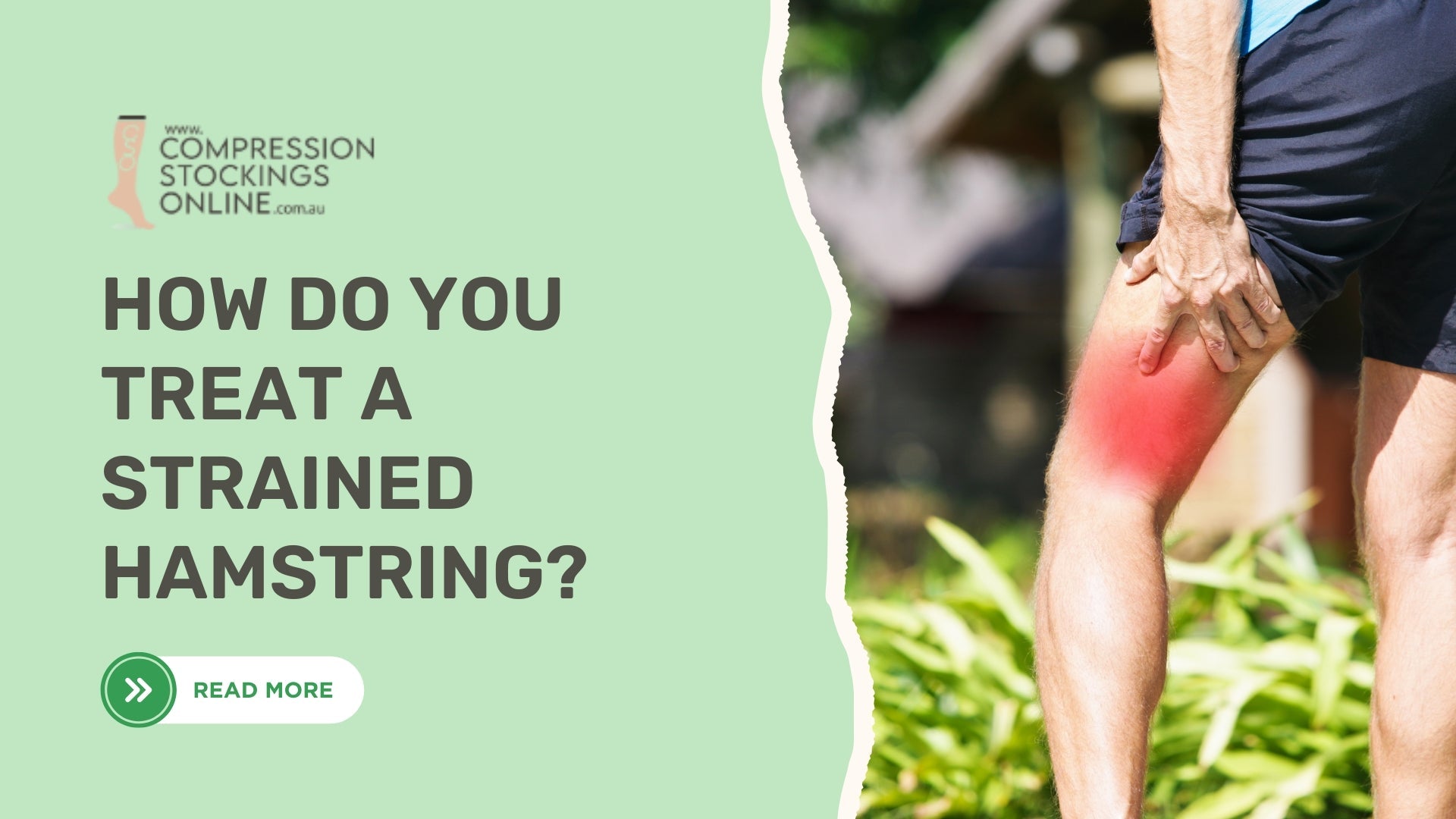 How to treat hamstring strain from day one? – Compression Stockings Online