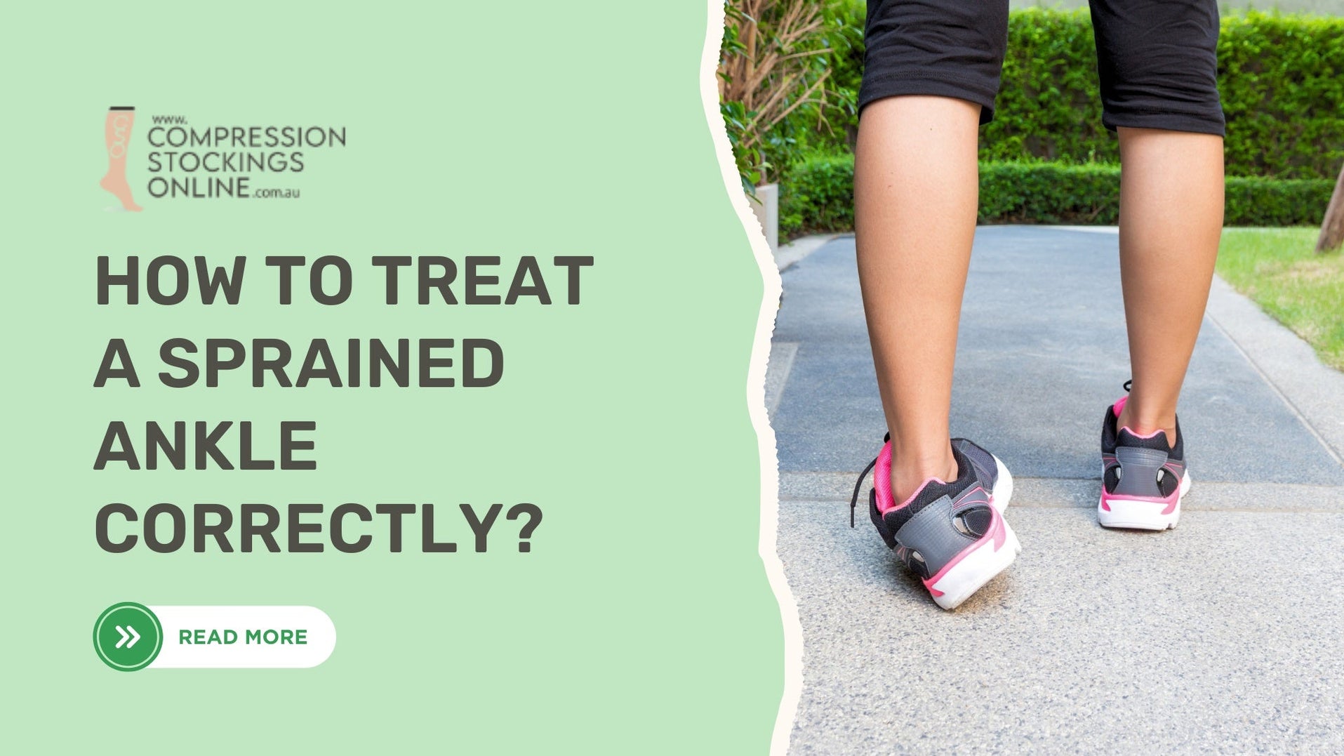 How to Treat a Sprained Ankle Without Making It Worse?– Compression Stockings Online